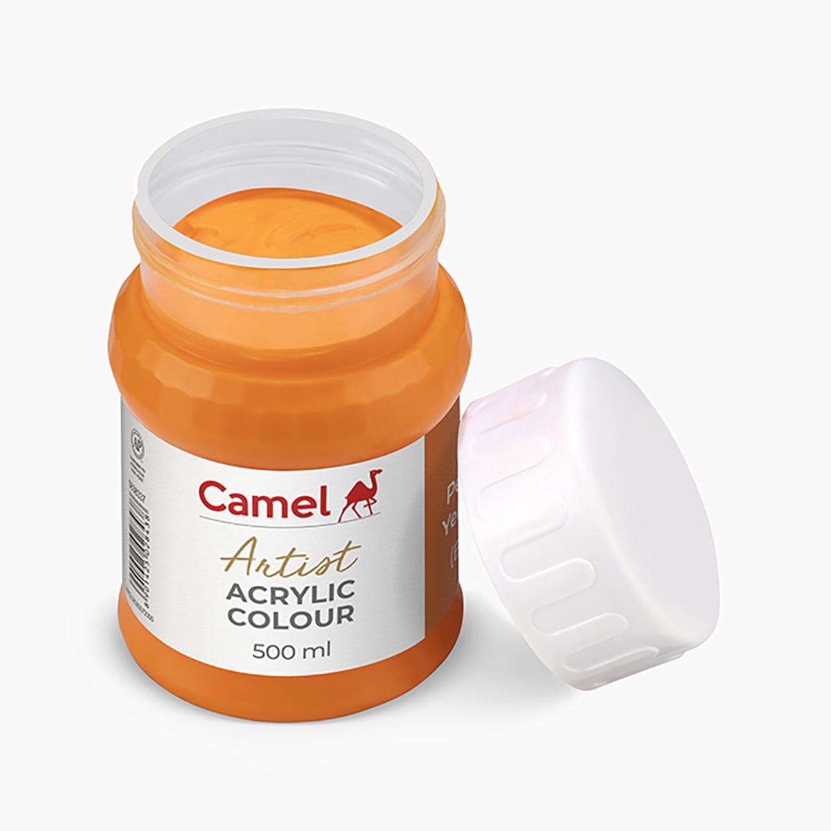 Camel Artist Acrylic Colour Jar | Permanent Yellow Deep| 500 ml