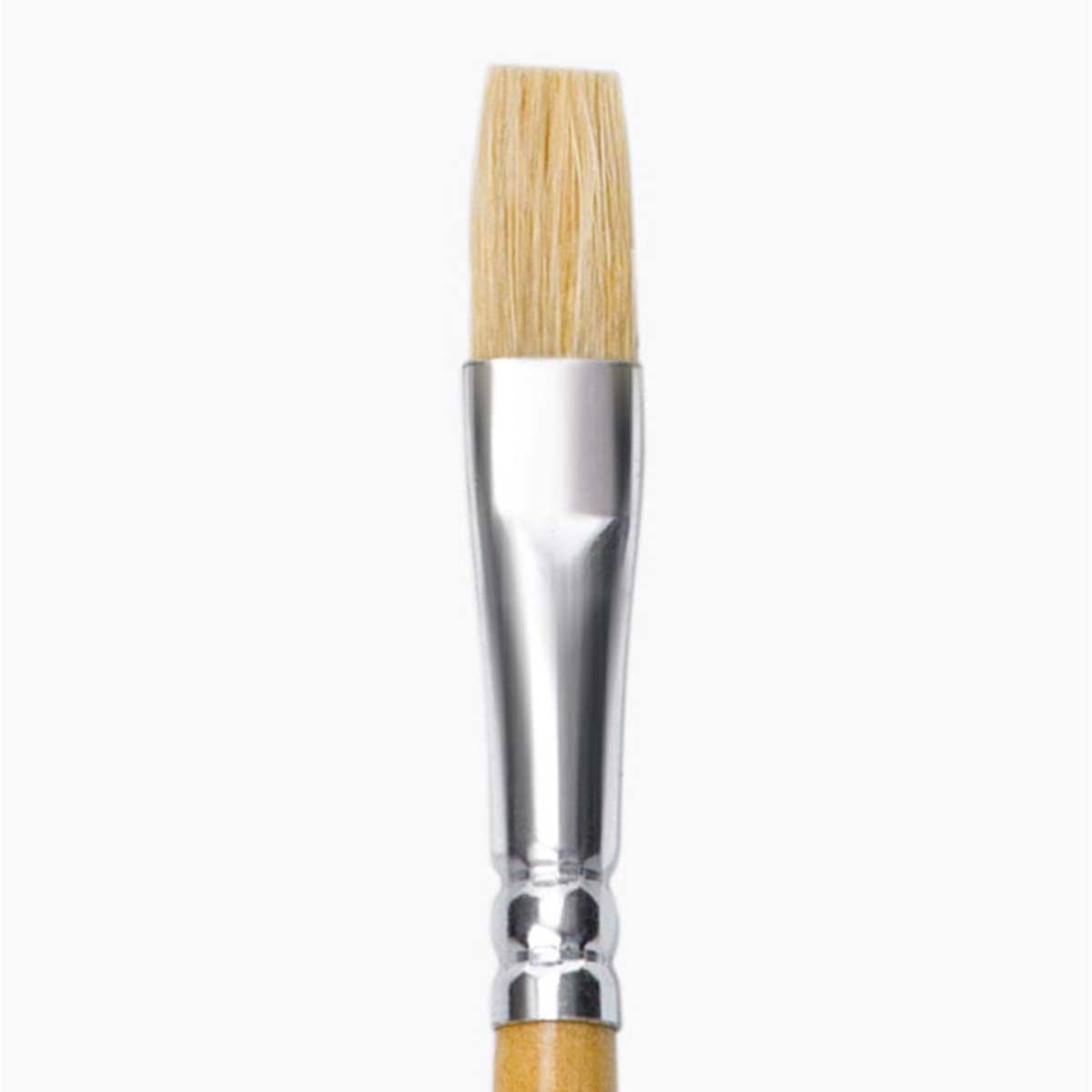 Camlin Flat White Bristle Brush | Series 56 | Size 6