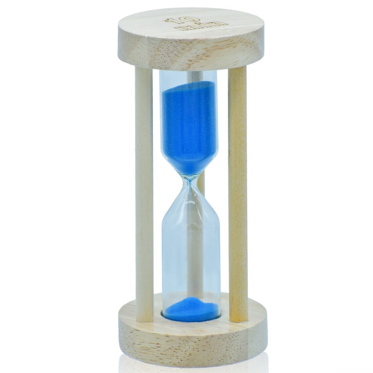 JustKraft Wooden Sand Timer | 10 Minute | Sand Color May Vary