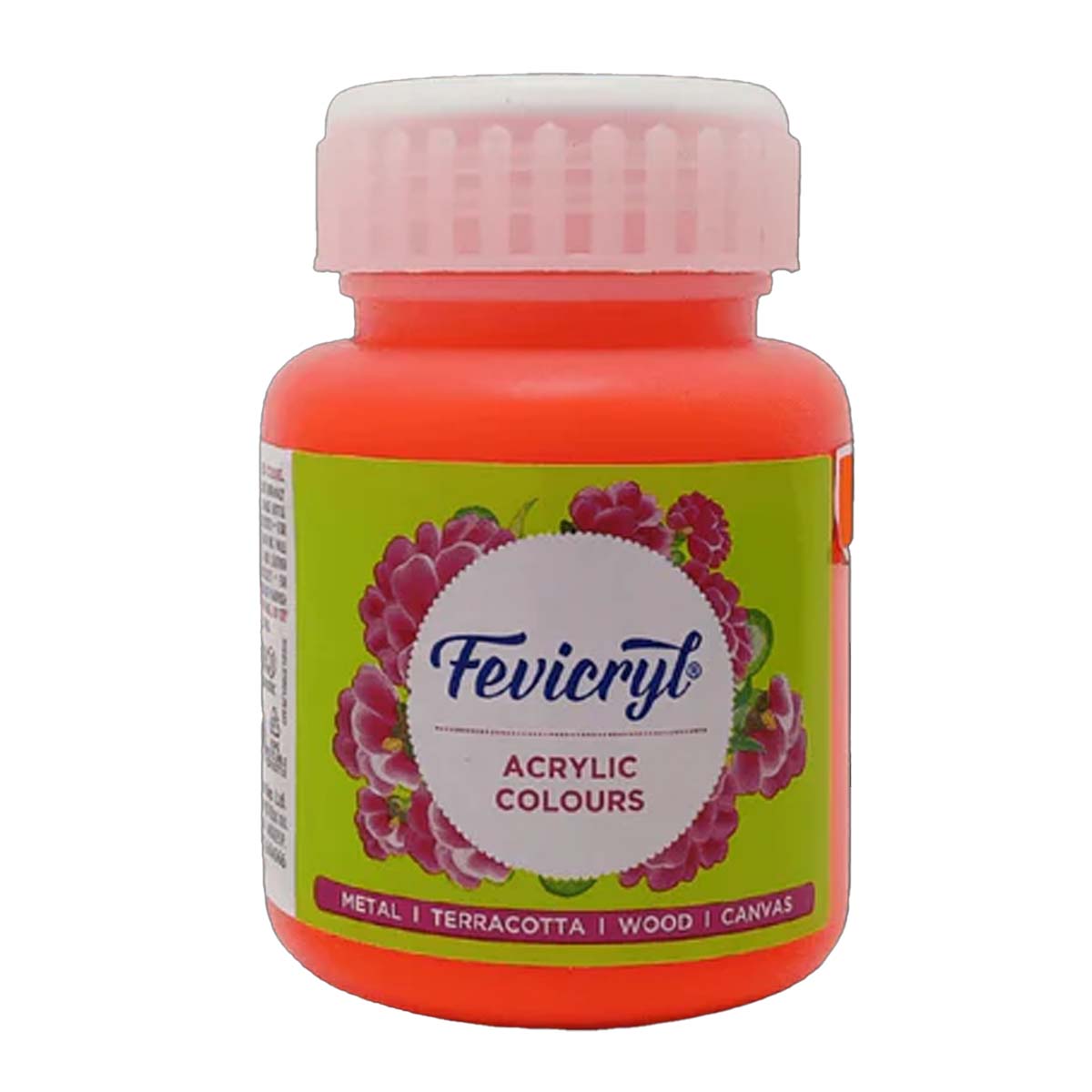 Fevicryl Acrylic Colour | 100 ml | Neon Orange 017